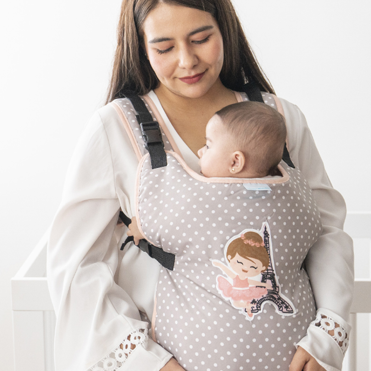 Cangurera portabebé ergonómica 0-9m Baby Paris